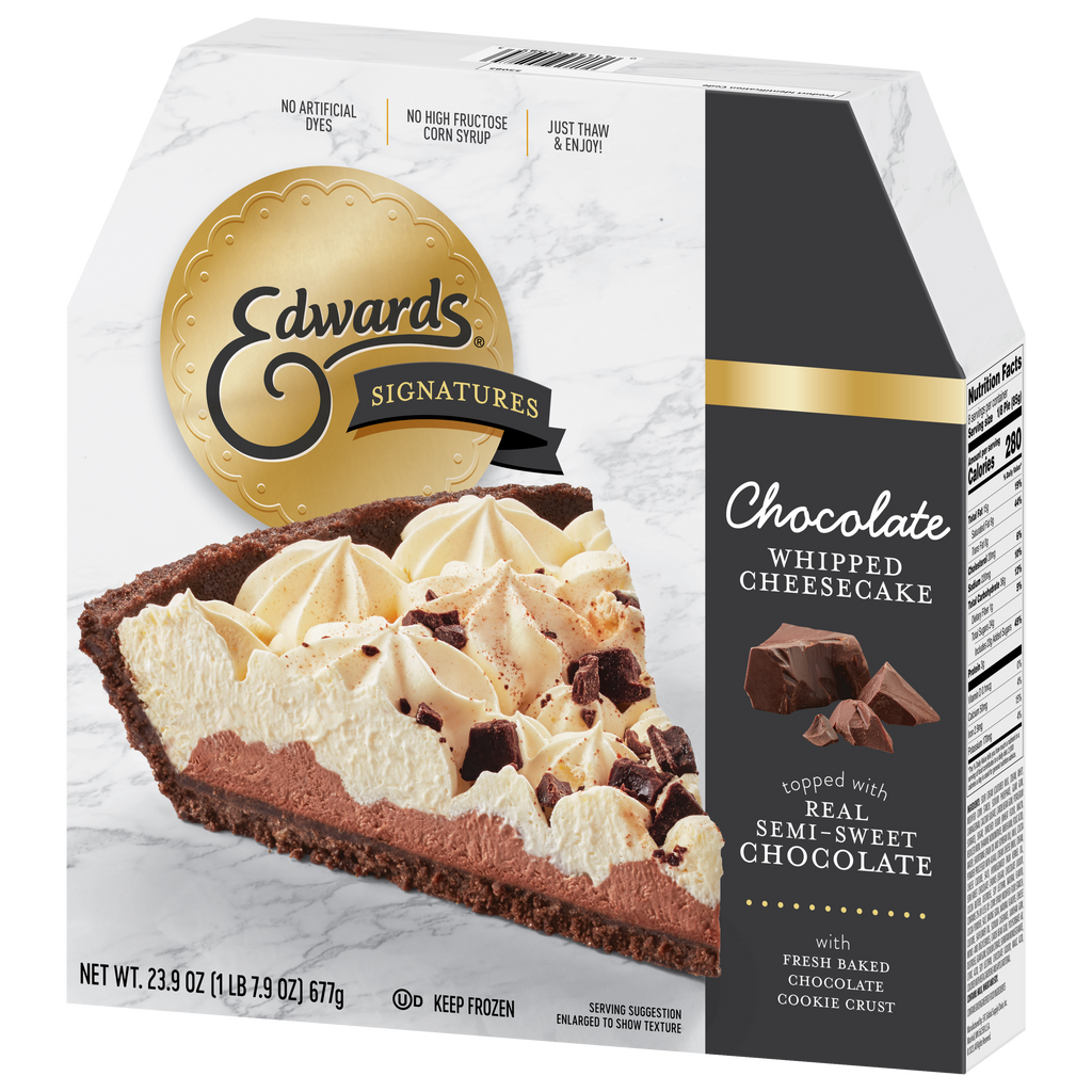 EDWARDS® Signatures Chocolate Whipped Cheesecake – Edwards Desserts