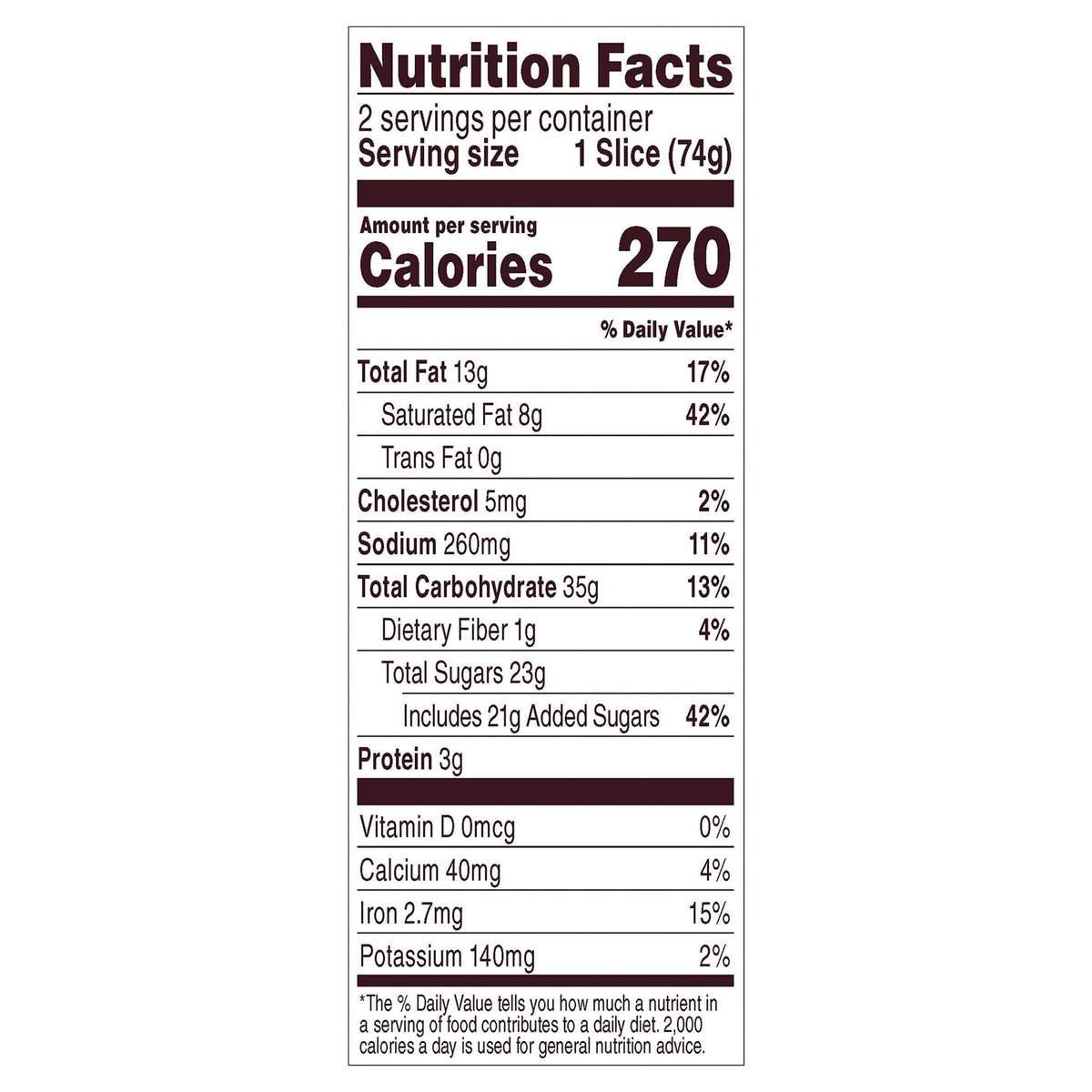 EDWARDS® Cookies and Crème Pie - 2 Slices – Edwards Desserts