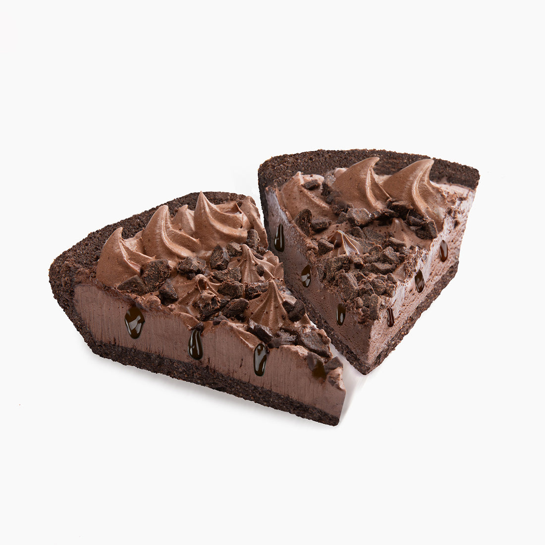 EDWARDS® Midnight Chocolate Pie – 2 slices – Edwards Desserts